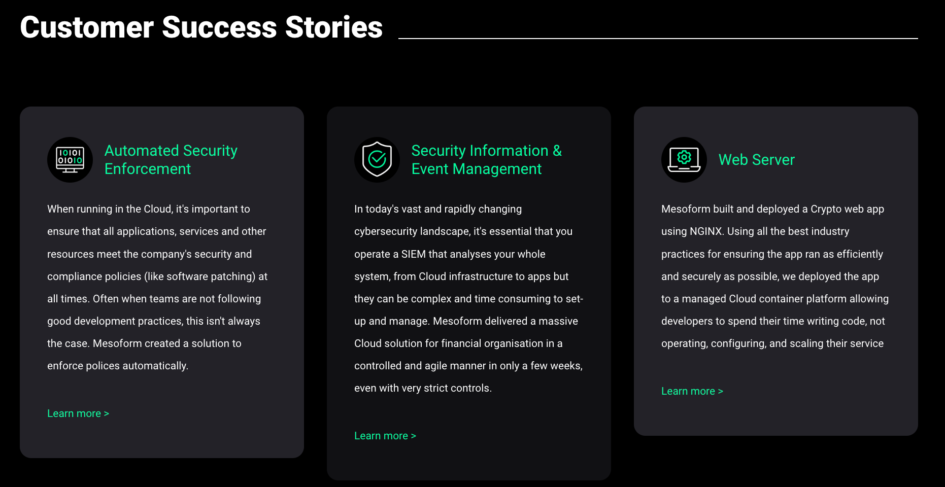 Optimización de Landing Page de Anuncios para Mesoform en HubSpot Caso de Éxito